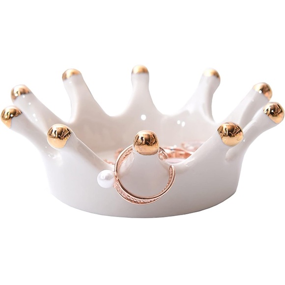 Storage & Organization | Ceramic Royal Crown Jewelry Tray And A Chance ...